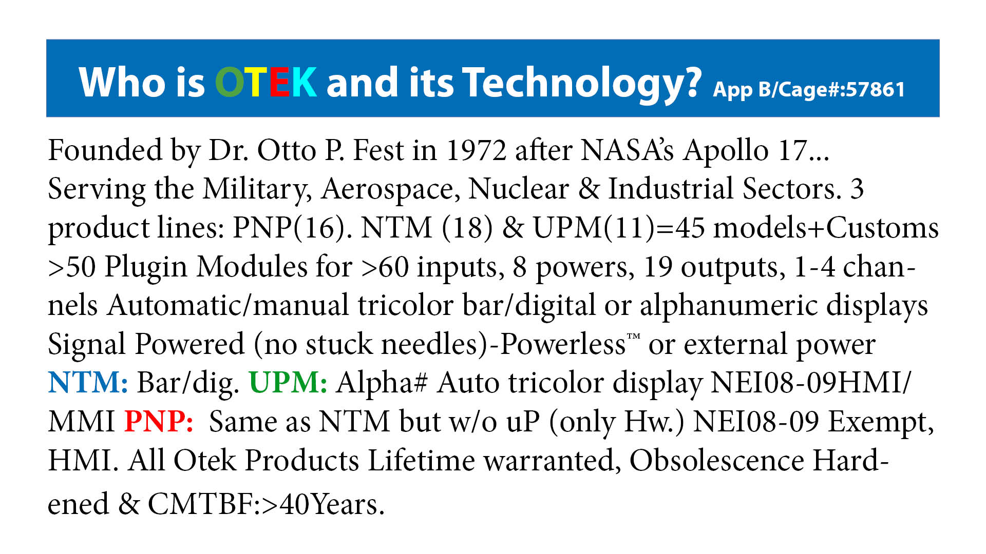 OTEK Corporation | LED Panel Meters, Bar Graph Meters & Process Control ...